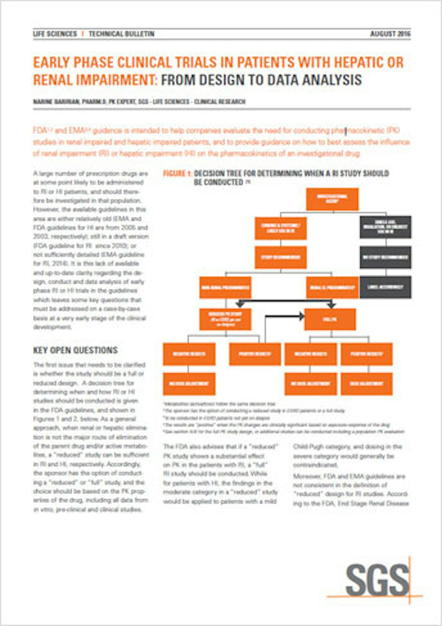 Early Phase Clinical Trials in Patients with Hepatic or Renal ...